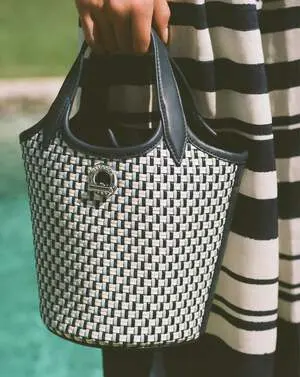 Veronica Beard Woven Anchor Bag