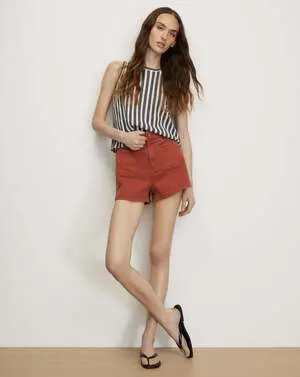 Veronica Beard Elijah Denim Short Rust
