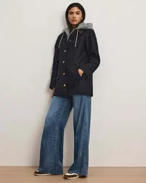Veronica Beard Langham Belted Dickey Coat