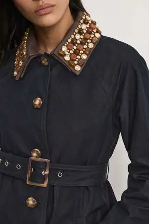 Veronica Beard Langham Belted Dickey Coat