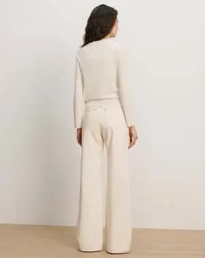 Veronica Beard Daro Embroidered Cashmere Cardigan