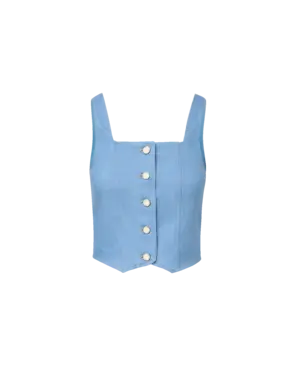 Veronica Beard Spensley Denim Vest