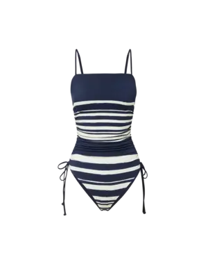 Veronica Beard Paradisa Swimsuit - Navy Multi
