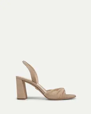 Veronica Beard Tullia Suede Slingback Al - Sand