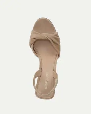 Veronica Beard Tullia Suede Slingback Al - Sand
