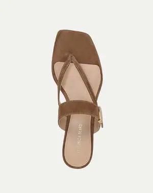 Veronica Beard Salva Dash Kitten-heel Sandal