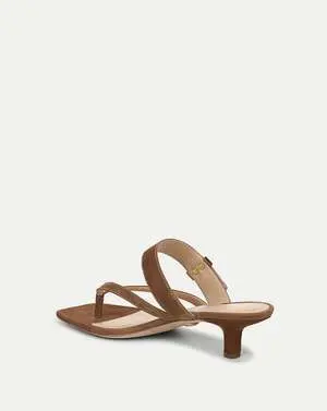 Veronica Beard Salva Dash Kitten-heel Sandal