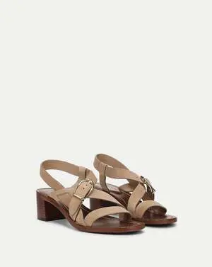 Veronica Beard Etta Suede Mid-heel Al