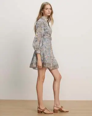 Veronica Beard Kumar Belted Mini Dress
