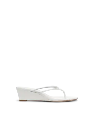 Veronica Beard Clea Jelly Wedge Sandal Clear Coconut - Clear/coconut