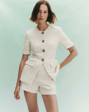 Veronica Beard Bodie Tweed Jacket