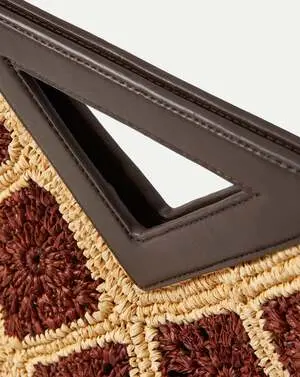 Veronica Beard Raffia Vesper Clutch