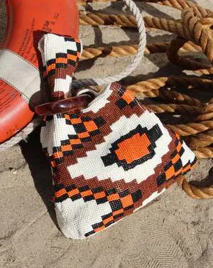 Veronica Beard Beaded Swing Clutch