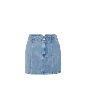 Veronica Beard Marquita Denim Mini Skirt