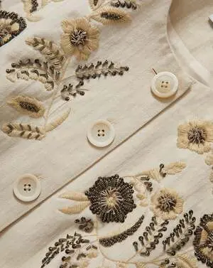 Veronica Beard Emeren Embroidered Jacket