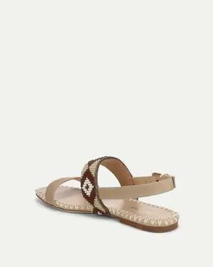 Veronica Beard Marian Beaded Flat Sandal