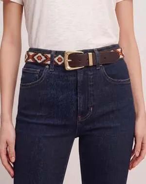Veronica Beard Arch Beaded Belt