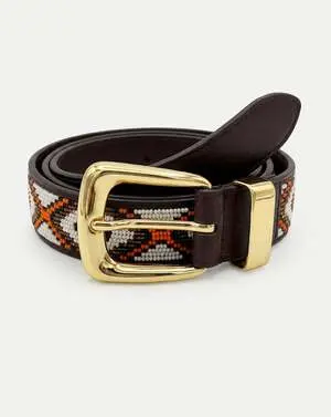 Veronica Beard Arch Beaded Belt
