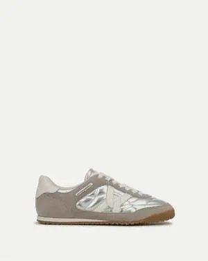 Veronica Beard Natalia Suede Sneaker Silver Grey - Silver/grey