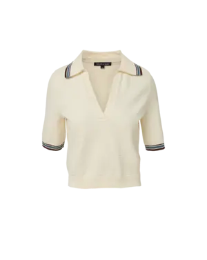 Veronica Beard Quinelle Knit Polo