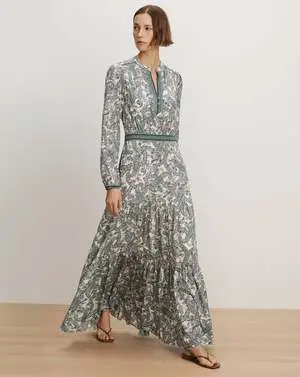 Veronica Beard Sama Paisley Maxi Dress