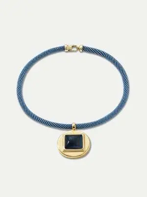 Veronica Beard Tiger's Eye Beaded Necklace
