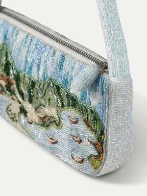 Veronica Beard Pauline Beaded Shoulder Bag