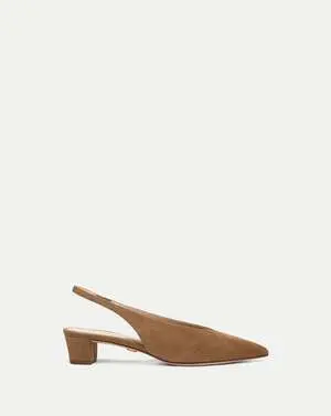 Veronica Beard Pamela Slingback Heel - Chestnut