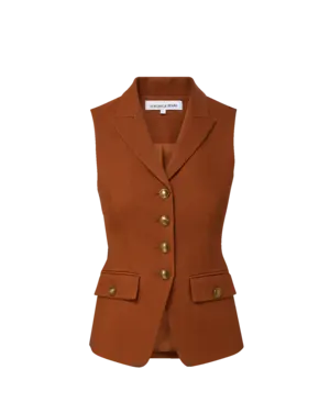 Veronica Beard Benny Tailored Vest