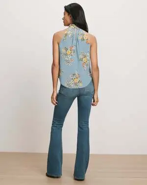 Veronica Beard Kovi Floral Halter Top