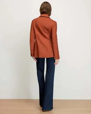 Veronica Beard Laramie Removable-collar Dickey Jacket