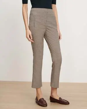 Veronica Beard Arte Kick-flare Pant Rust Navy Multi