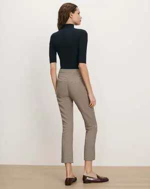 Veronica Beard Arte Kick-flare Pant Rust Navy Multi