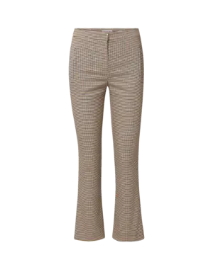 Veronica Beard Arte Kick-flare Pant Rust Navy Multi