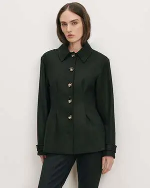 Veronica Beard Severine Tailored Jacket - Black