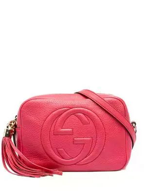 Gucci 2000-2015 Calfskin Soho Disco Crossbody Bag - Pink