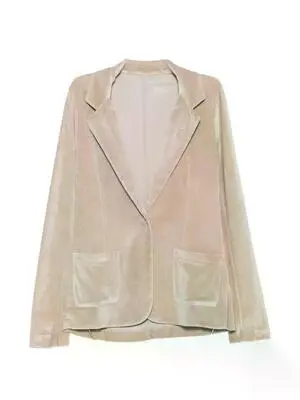 Majestic Filatures Velvet Single-breasted Blazer - Neutrals