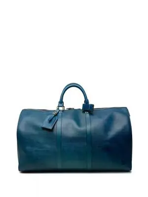 LOUIS VUITTON 1992 Epi Keepall 50 Travel Bag - Blue