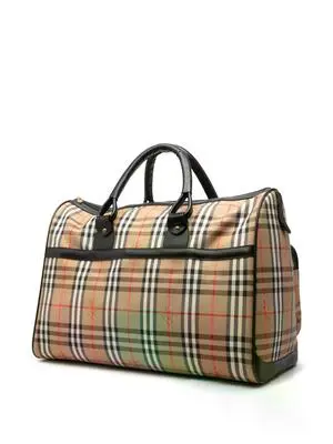 Burberry 2000-2017 Haymarket Check Canvas Travel Bag
