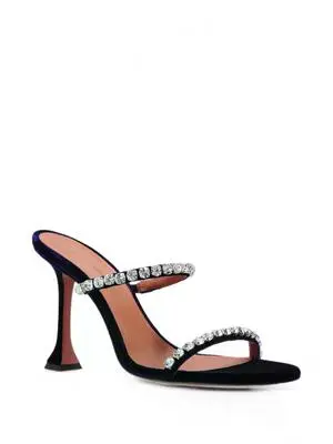 Amina Muaddi Gigi Crystal-embellished Sandals