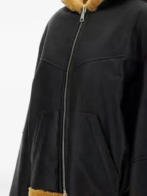 HALFBOY Reversible Hooded Shearling Jacket