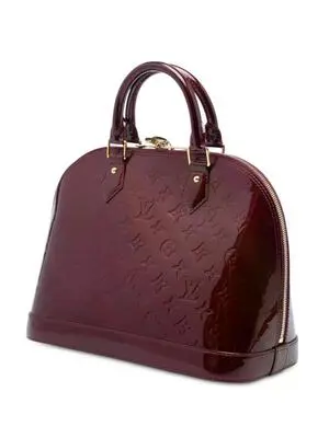 LOUIS VUITTON 2012 Monogram Vernis Alma Pm Handbag