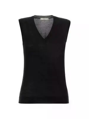 Fendi V-neck Cashmere Top