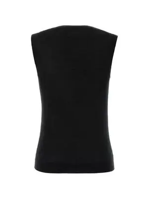 Fendi V-neck Cashmere Top