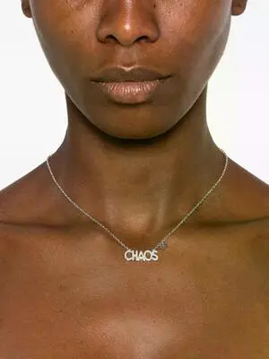 VIVIENNE WESTWOOD Chaos Pendant Necklace - Silver