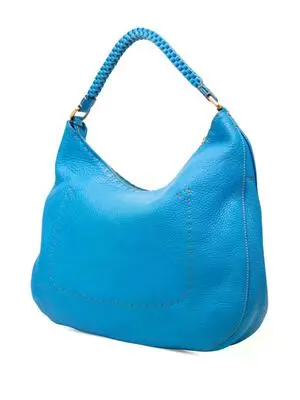 Fendi 2011-2013 Pebbled Leather Selleria Shoulder Bag