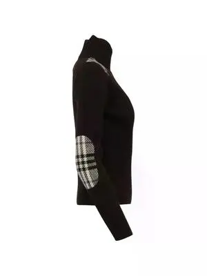 Burberry 2020s Checked Turtleneck Sweater