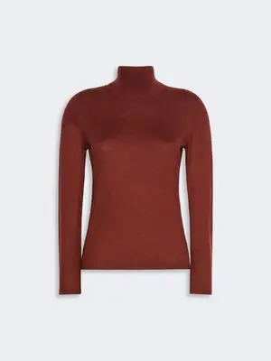Max Mara Cashmere Yarn Polo-neck Sweater