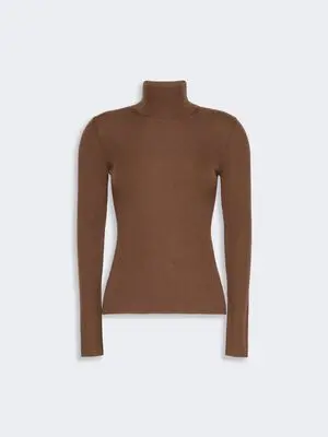 Max Mara Wool Yarn Polo-neck Sweater
