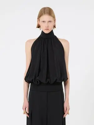 Max Mara Sleeveless Pure Silk Top
